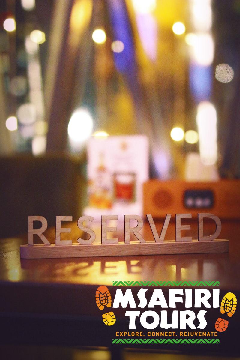 Booking Form | Msafiri Tours